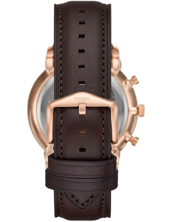 Fossil Neutra Chronograph FS6073 Watch in Brown | MYER
