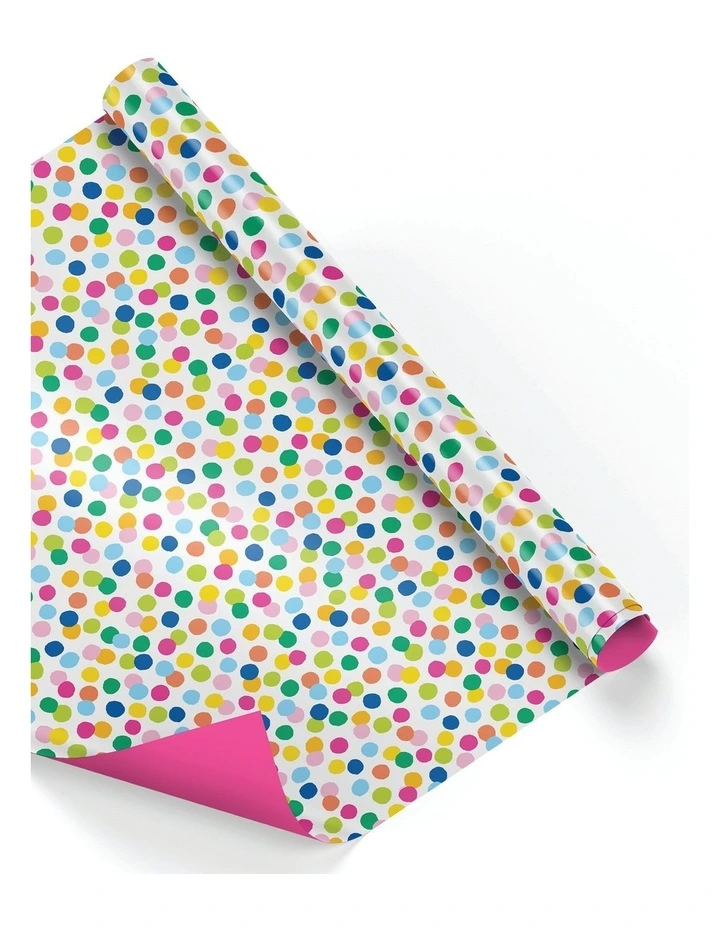 Simson Raining Confetti Roll Wrap in Multi | MYER