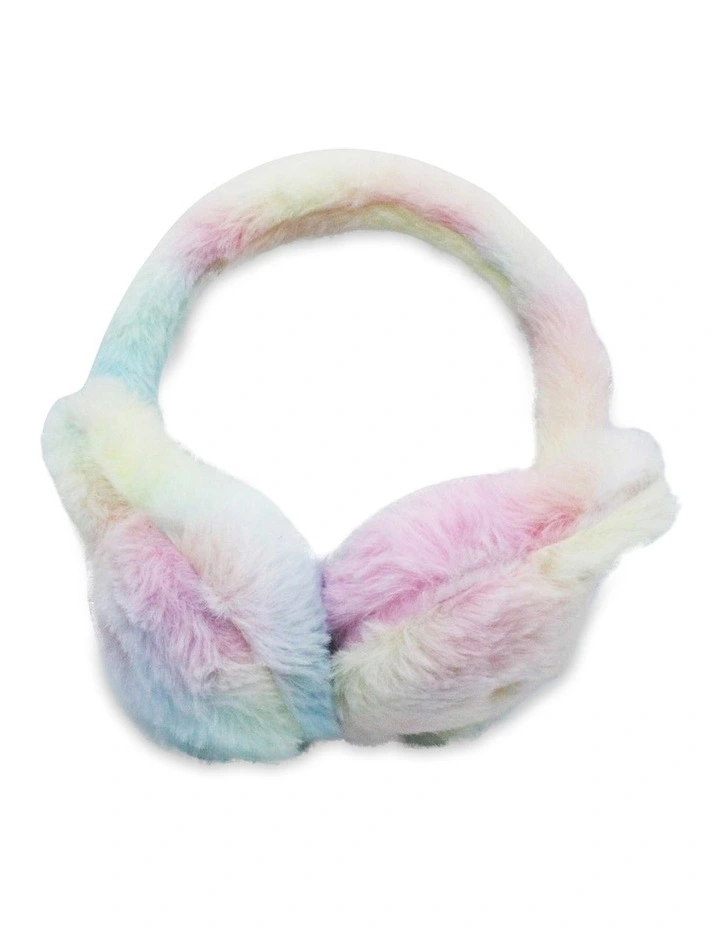 Wishes Rainbow Bunny Earmuffs In Multi | MYER