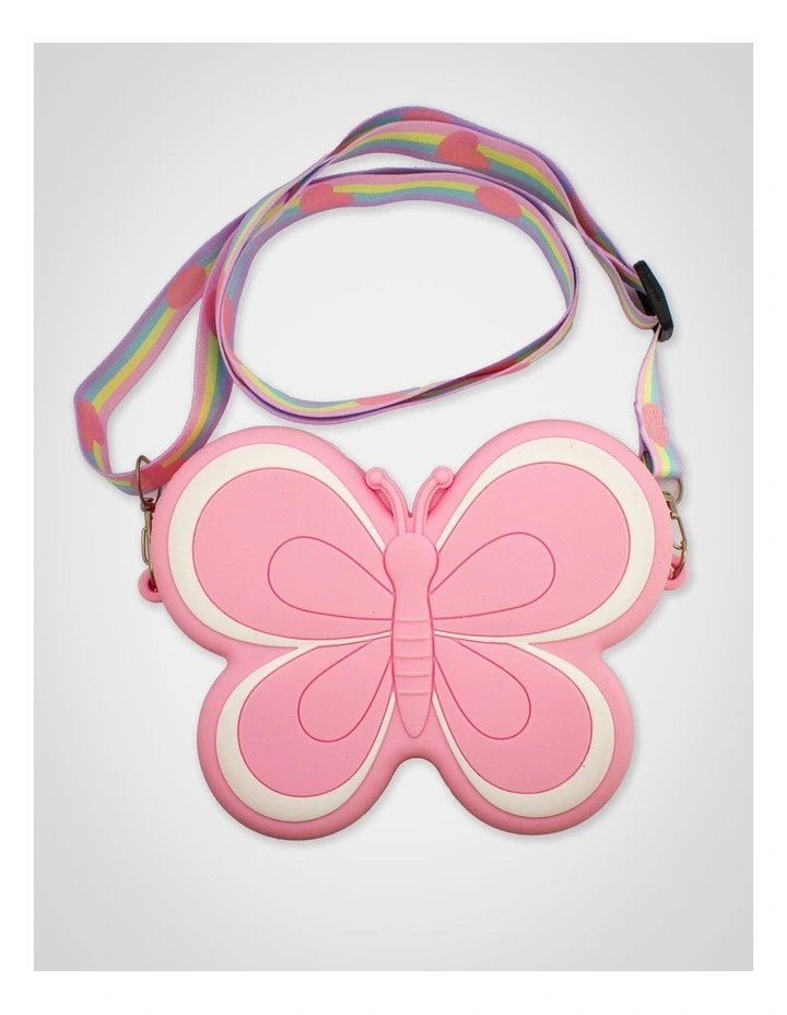 Wishes Silicone Butterfly Cross Body Bag in Pink | MYER